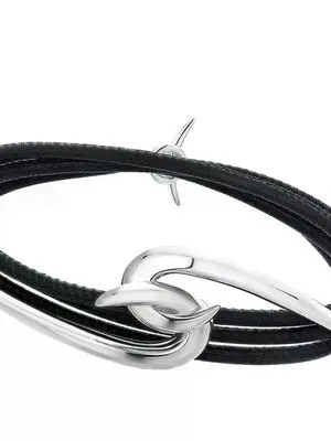 SHAUN LEANE Hook Leather Bracelet