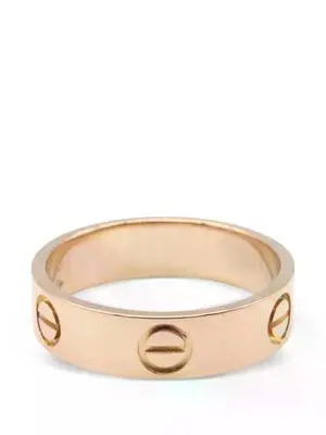 Cartier Cartier 18kt Rose Gold Love Ring Pink