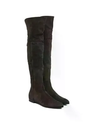 Prada Suede Over-the-knee Boots