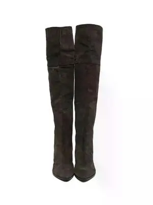 Prada Suede Over-the-knee Boots