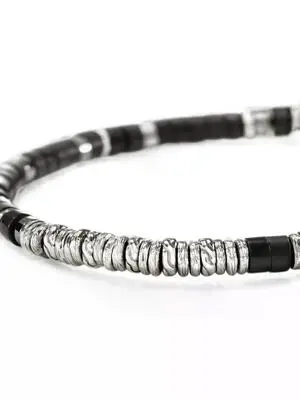 John Hardy Heishi Black Onyx Sterling Bracelet