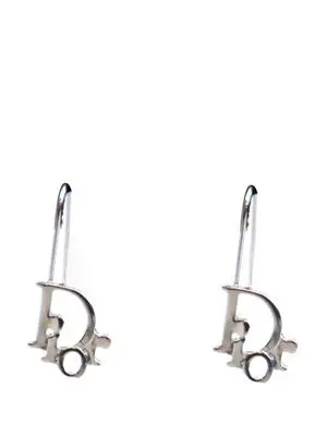 Dior Silver Tone Earrings