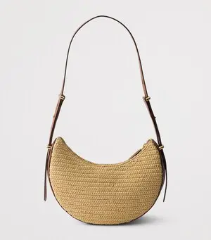 Prada Arqué Crochet Shoulder Bag