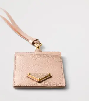 Prada Saffiano Leather Badge Holder