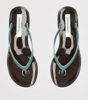 Christopher Esber Jo Flip Flops - Blue