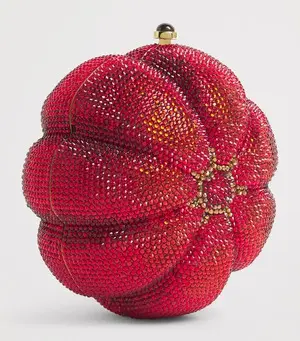 Judith Leiber Embellished Tomato Clutch Bag