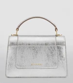 BVLGARI Mini Metallic Serpenti Forever Top-handle Bag