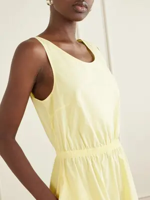 Matteau Organic Cotton Poplin Dress - Yellow