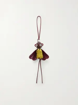 Loewe Bloombee Leather Bag Charm