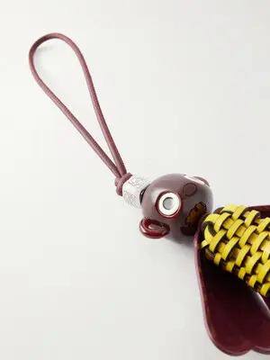 Loewe Bloombee Leather Bag Charm