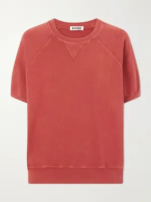 B Sides Cotton Jersey T-shirt - Red