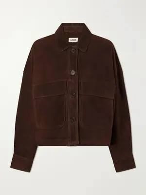 ARMA Miri Suede Jacket - Brown