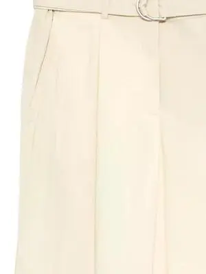 Helmut Lang Belted Pleated Trousers
