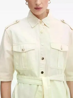 GAUDI Belted Cotton Shirt