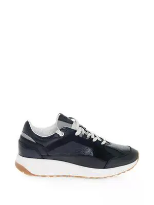 MOORER Suede-insert Lace-up Sneakers