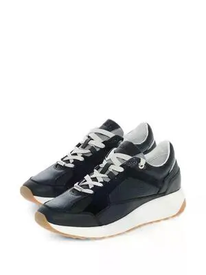 MOORER Suede-insert Lace-up Sneakers