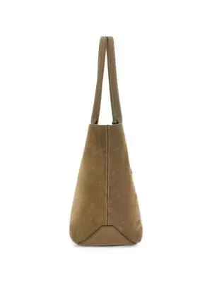 Hogan Suede Tote Bag With Embossed Logo