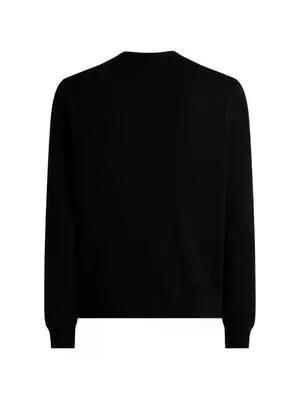 Etro Wool And Cashmere-blend Jacquard Sweater With Giraffe Motif