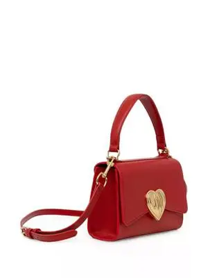 Moschino Heart Plaque Top-handle Tote Bag