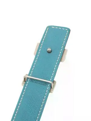 Hermès Constance H Reversible Belt - Blue
