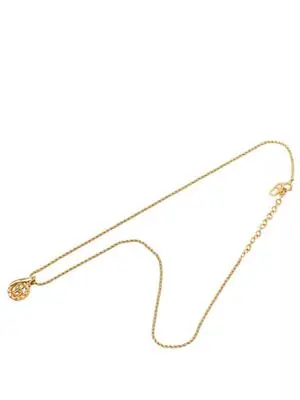 Dior Plated Cd Pendant Necklace - Gold