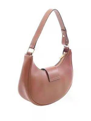 Celine Smooth Calfskin Triomphe Ava Shoulder Bag - Brown