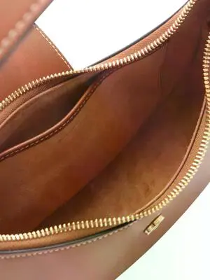 Celine Smooth Calfskin Triomphe Ava Shoulder Bag - Brown