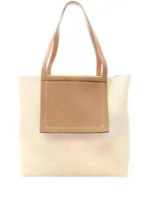 Hermès Clemence Cabasellier 46 Tote Bag - Neutrals