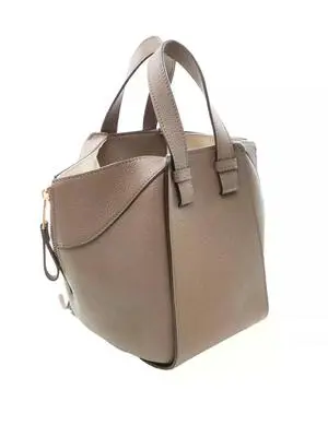 Loewe Soft Grained Calfskin Compact Hammock Satchel - Grey