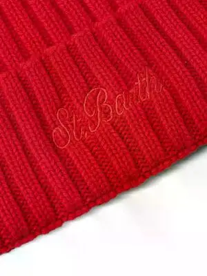 MC2 SAINT BARTH Wengen Logo-embroidered Wool Beanie Hat