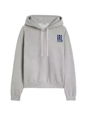 JIL SANDER Logo-print Jersey Hoodie