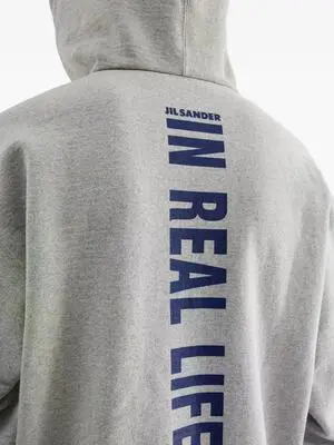 JIL SANDER Logo-print Jersey Hoodie