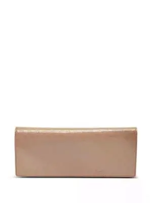 Gucci Broadway Microguccissima Patent Clutch Bag - Neutrals