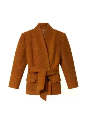 Isabel Marant Étoile Syndra Bouclé Jacket - Brown