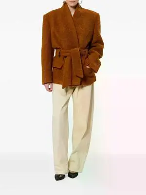 Isabel Marant Étoile Syndra Bouclé Jacket - Brown