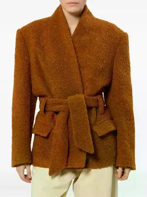 Isabel Marant Étoile Syndra Bouclé Jacket - Brown