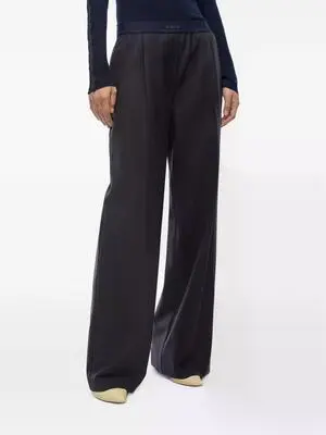 Pinko Stretch Wool-blend Palazzo Trousers