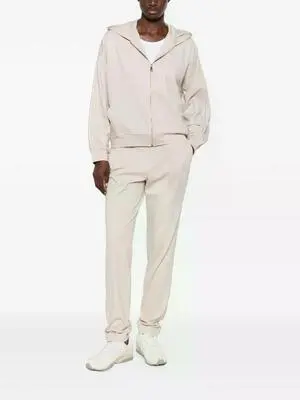 Fabiana Filippi Zip-fastening Pocket Hoodie - Neutrals