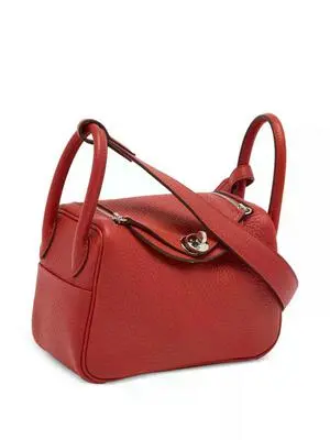 Hermès Lindy Ii Mini Tote Bag - Red