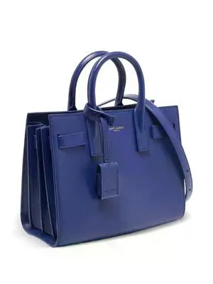 Saint Laurent Sac De Jour Nano Top-handle Tote Bag - Blue