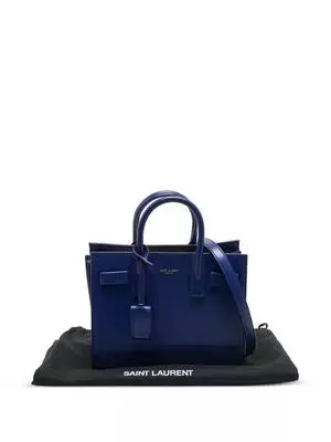 Saint Laurent Sac De Jour Nano Top-handle Tote Bag - Blue