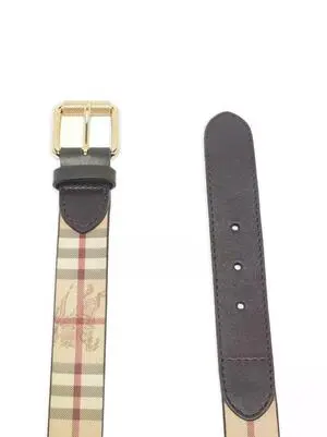 Burberry Haymarket Check Buckle Belt