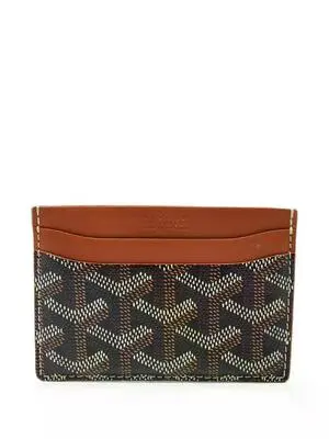 Goyard 2018 Saint Sulpice Goyardine Card Holder - Black