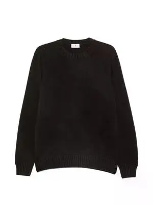 MAGAZZINO RICAMBI Ribbed-trim Crew Neck Sweater - Brown