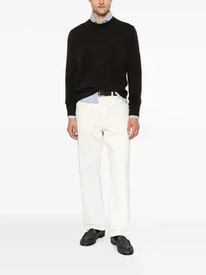 MAGAZZINO RICAMBI Ribbed-trim Crew Neck Sweater