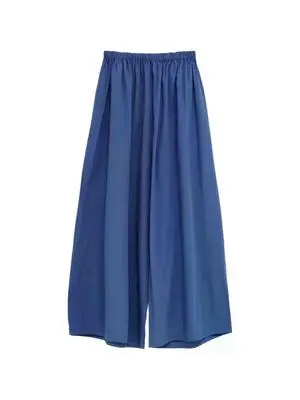 BASERANGE Cable Elasticated Waistband Trousers - Blue