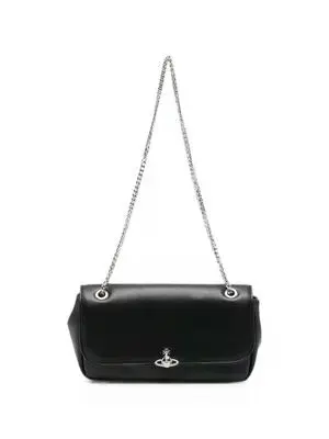 VIVIENNE WESTWOOD Orb Plaque Crossbody Bag - Black