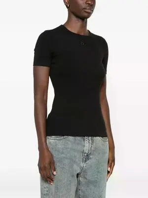 DIESEL® Logo Plaque T-shirt - Black