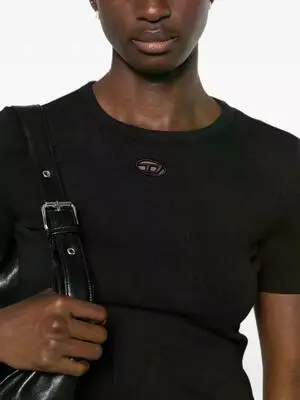 DIESEL® Logo Plaque T-shirt - Black