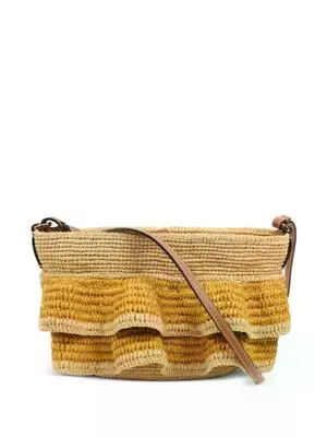 Loewe Ruffled Shoulder Bag - Brown